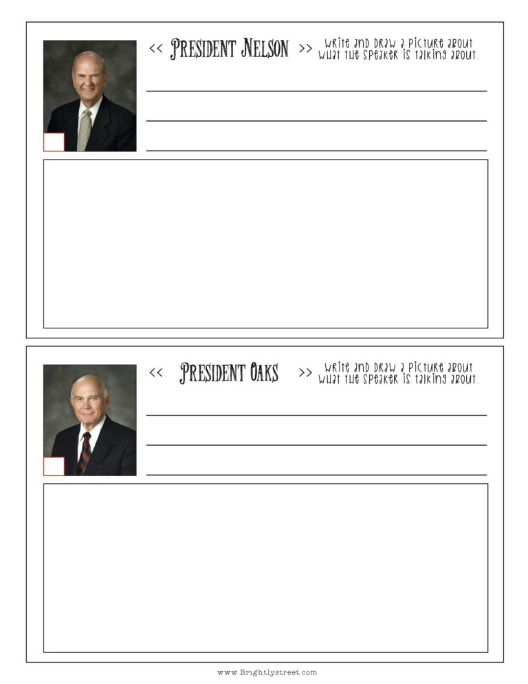 General Conference Packet - Brightly Street